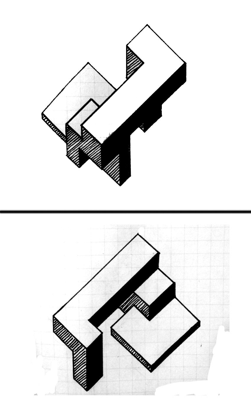 Li Jiahao: 18 Axonometric Sketches