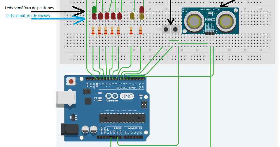 Semáforo Inteligente arduino Equipo10