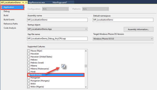 Localization in Windows Phone 8 Application ~ IT Tutorials with Example