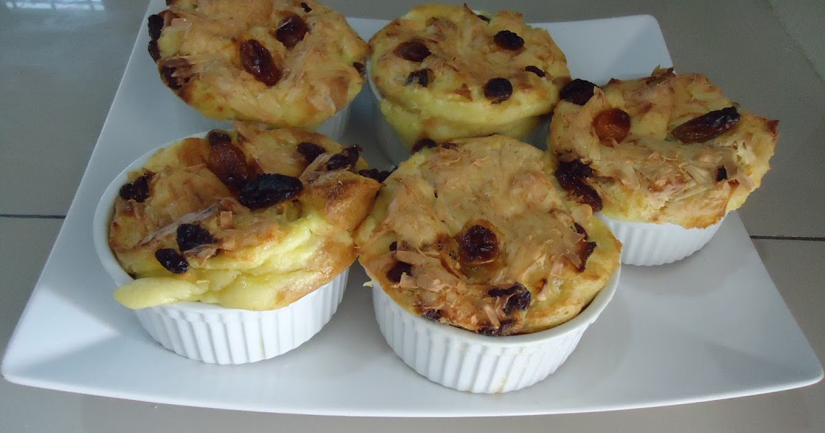 Zara ♥ Baking: PUDING ROTI CHEESE...