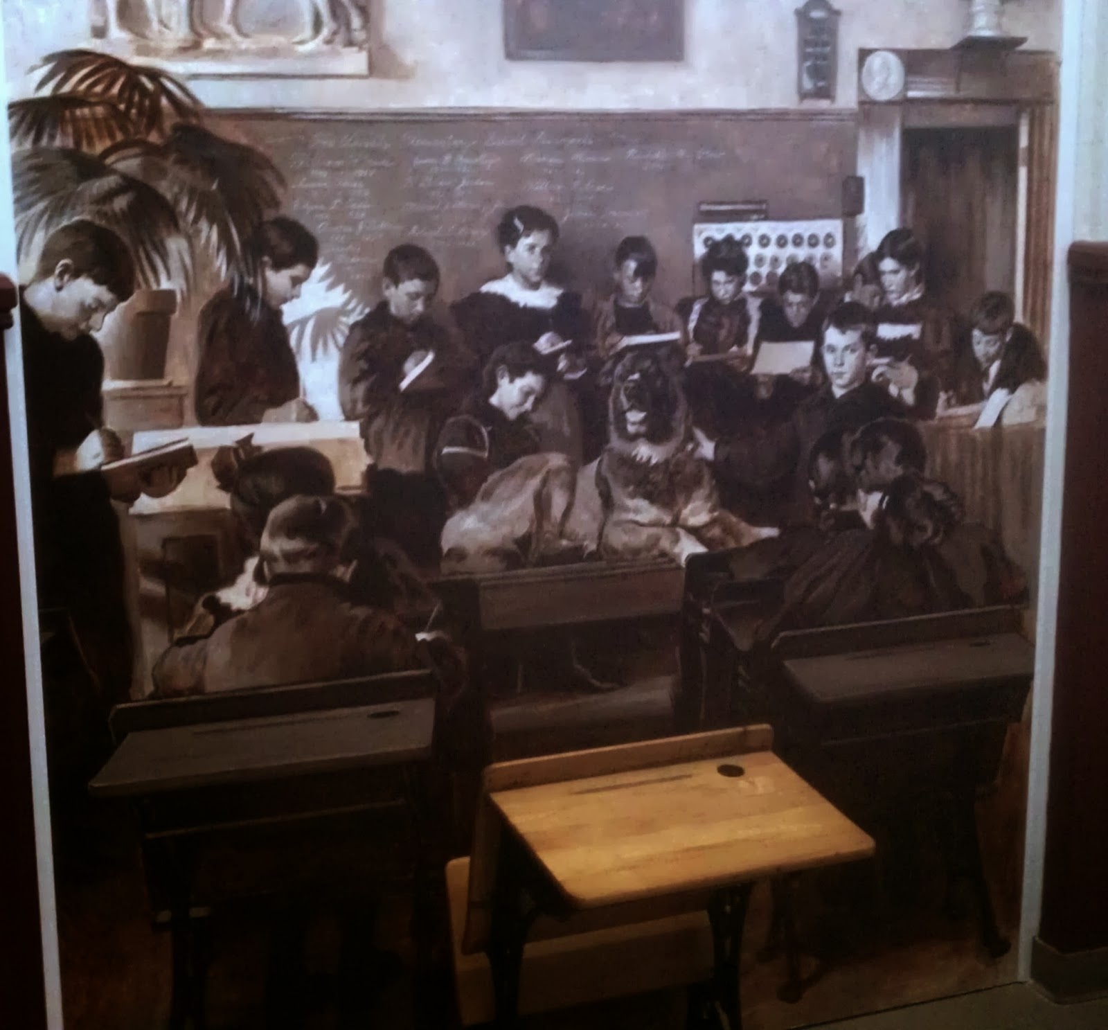 Cameron Bennett's Murals: Hallsville Elementary School Murals ...