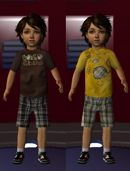 Birdgurl's Sims 2 Creations: Toddler Male Outfit Collection 13