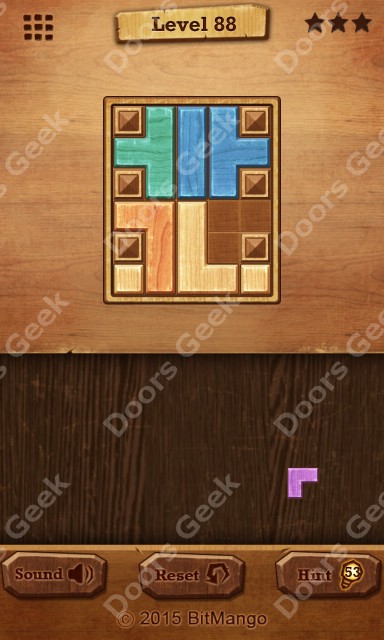 Wood Block Relax Level 88 Solution ~ Doors Geek