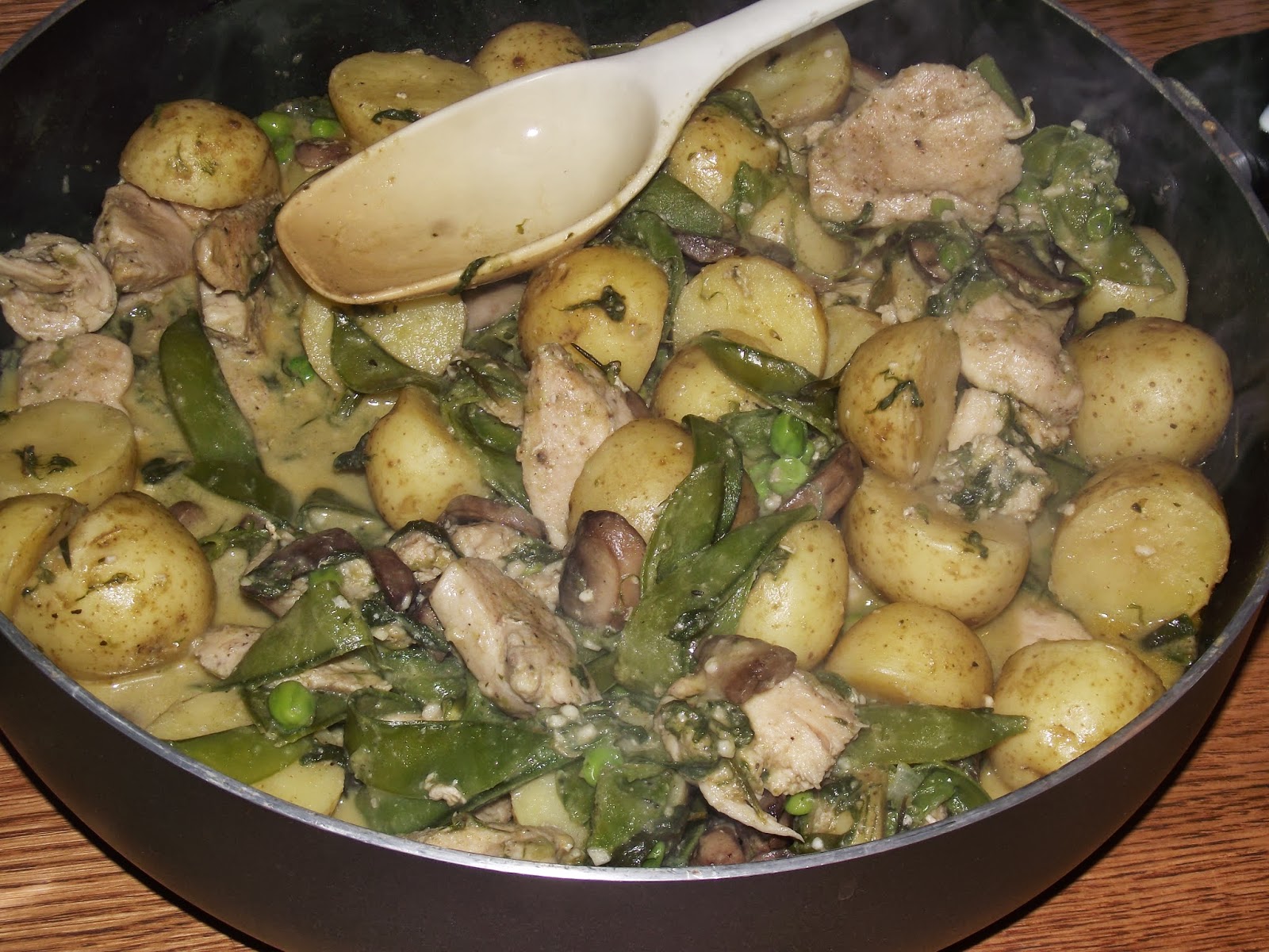 The Unabashed Kitchen Wench: Chicken and Fresh Veggie Skillet