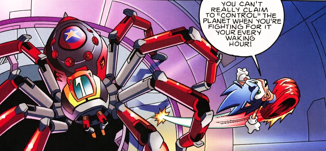 Hedgehogs Can't Swim: Sonic the Hedgehog: Issue 200