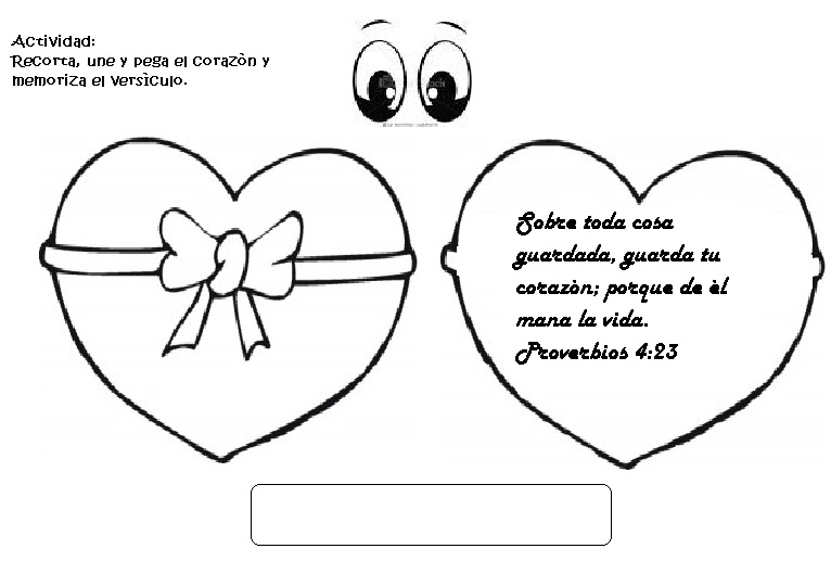 Ministerio Infantil Cielos Abiertos Yopal: Actividad:Cuidando el corazón.