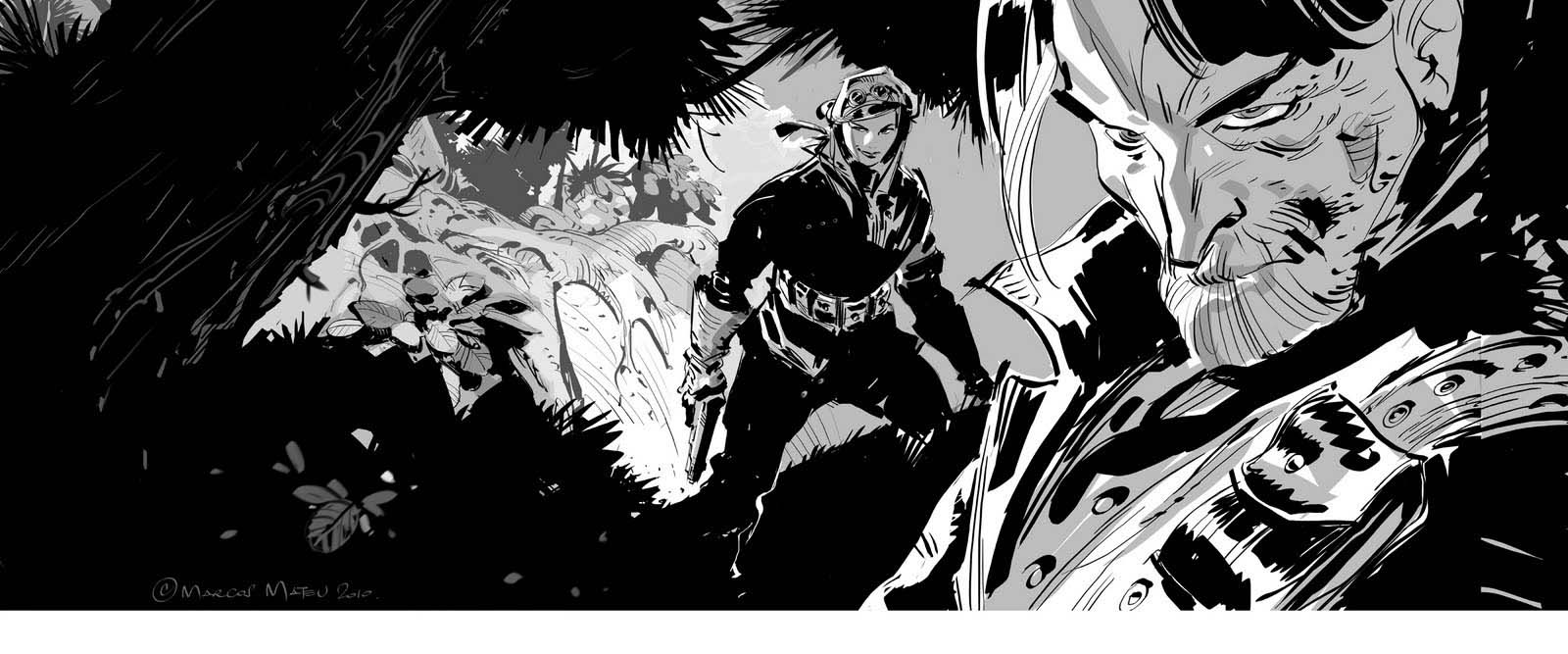 CÓMIC, historietas, tebeos…: FRAMED INK. Marcos Mateu