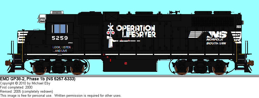Alateus's Drawings: NS GP38-2s