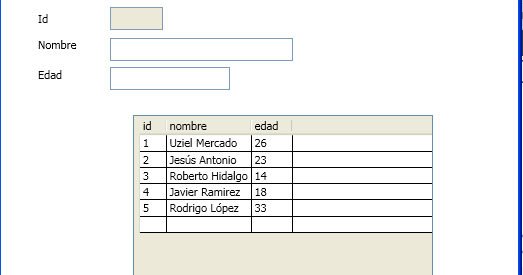 Enlazar un dataset a un datagrid y obtener el registro seleccionado en ...