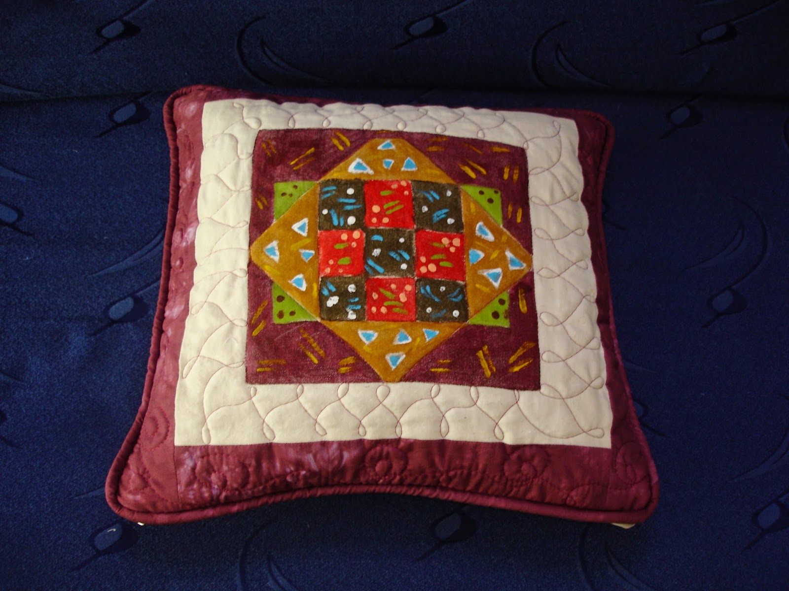 Raquel Patchwork - Minas: Almofada
