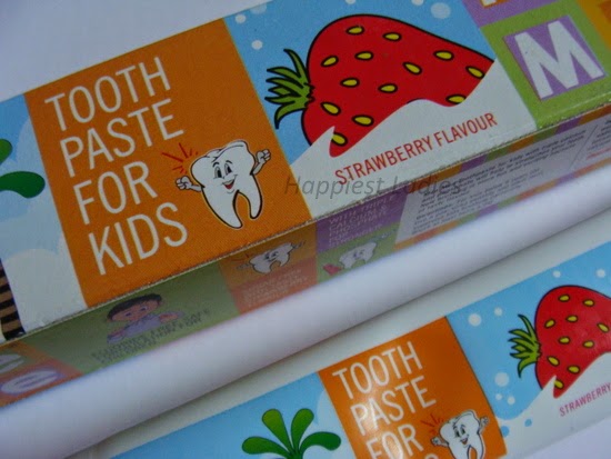 Mee Mee Toothpaste for Kids in Strawberry Flavour Review - Happiest Ladies