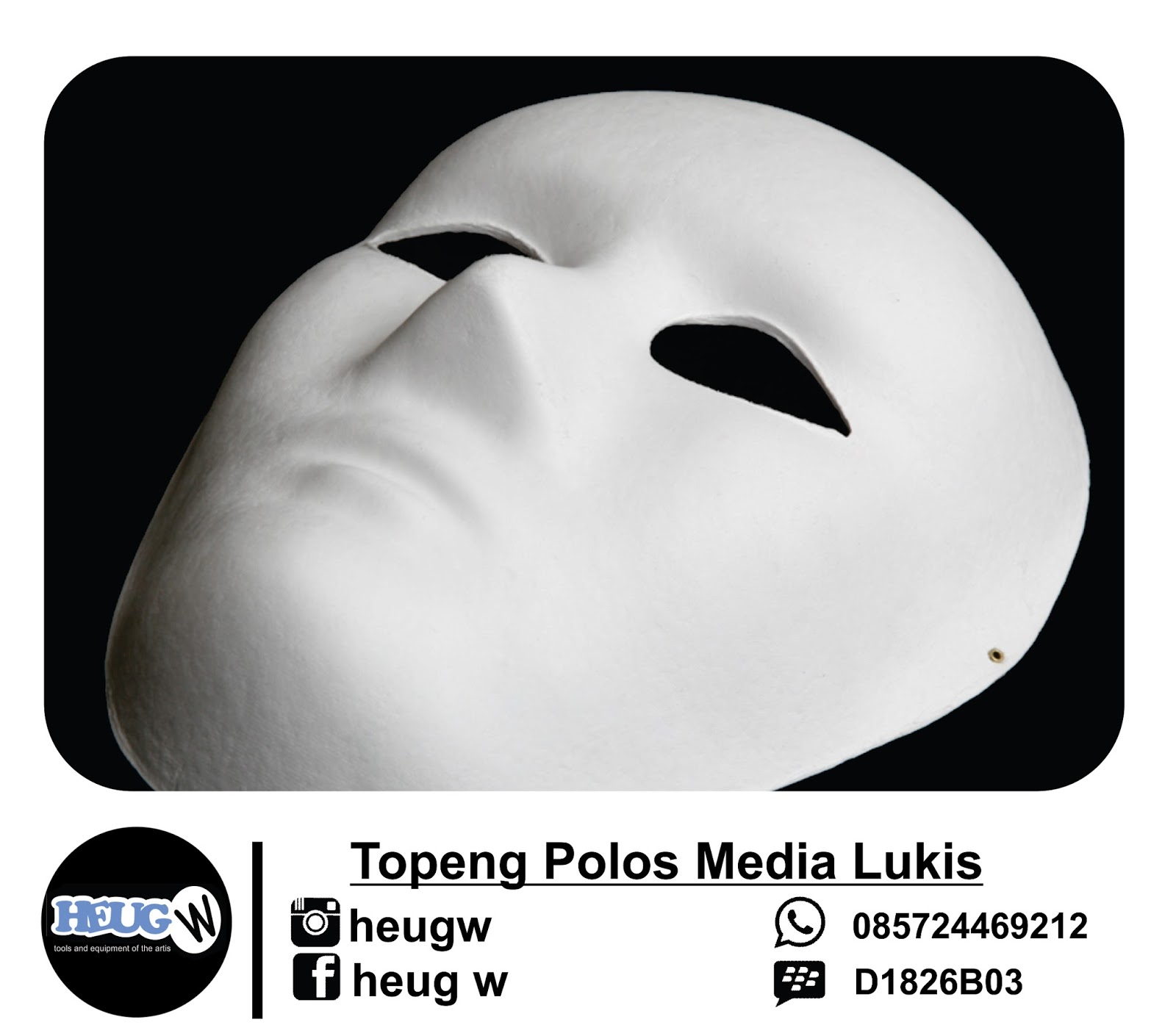 Jual Topeng Lukis: Jual Topeng Polos