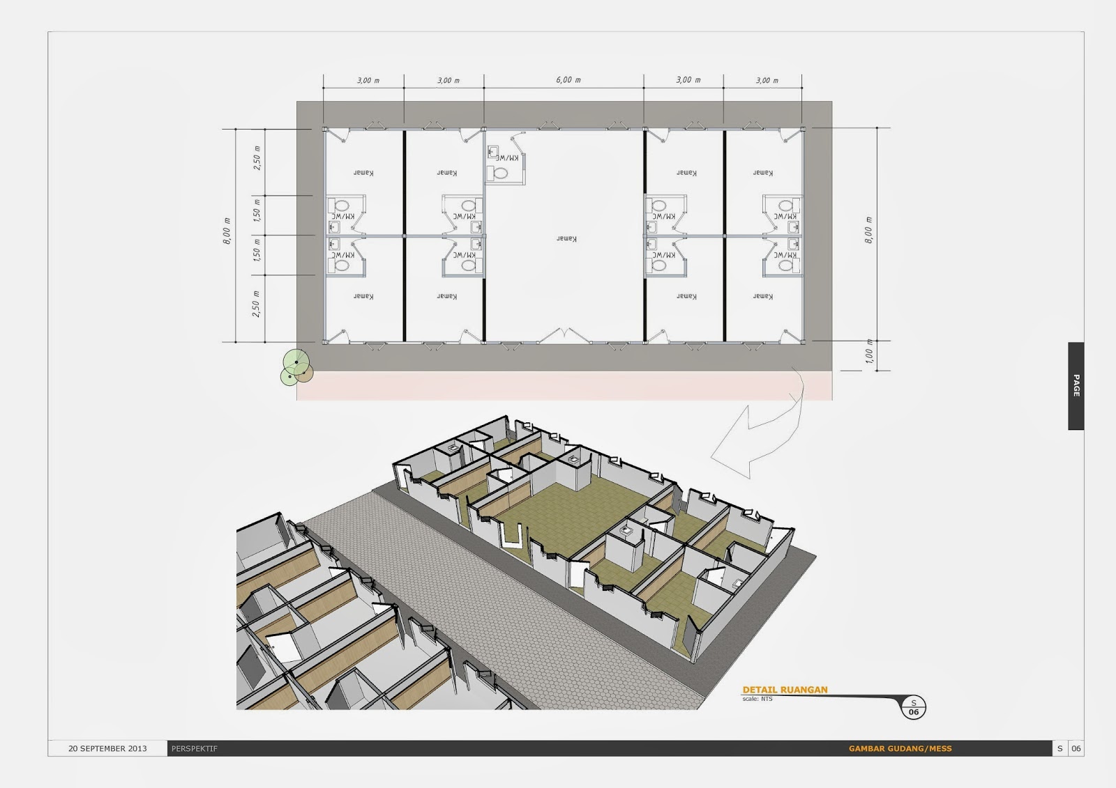 Design Visualizer: Project Gudang Make Layout SketchUp 8