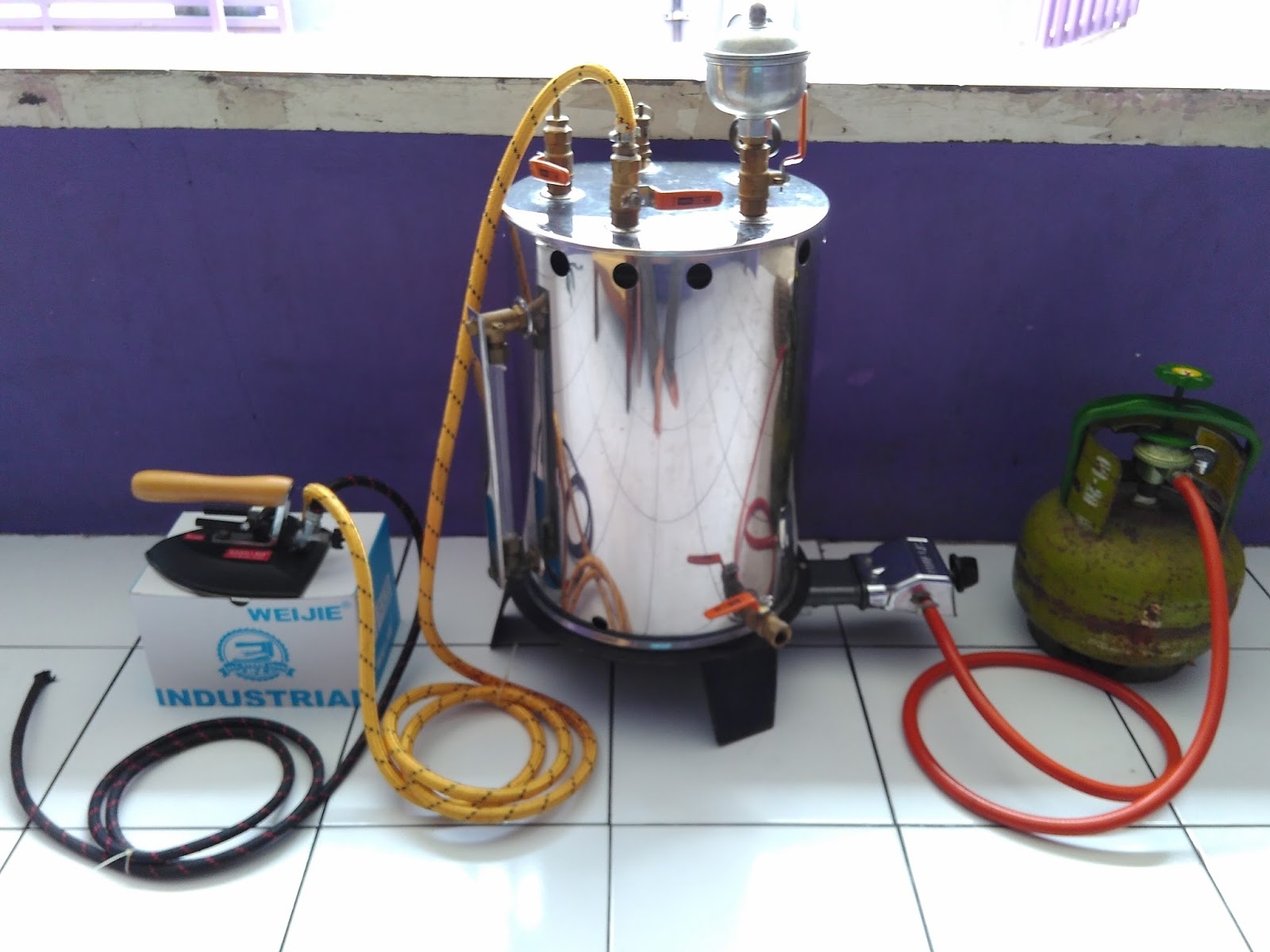 NATURA CHEMICAL LAUNDRY: Jual Setrika Uap Boiler di Malang