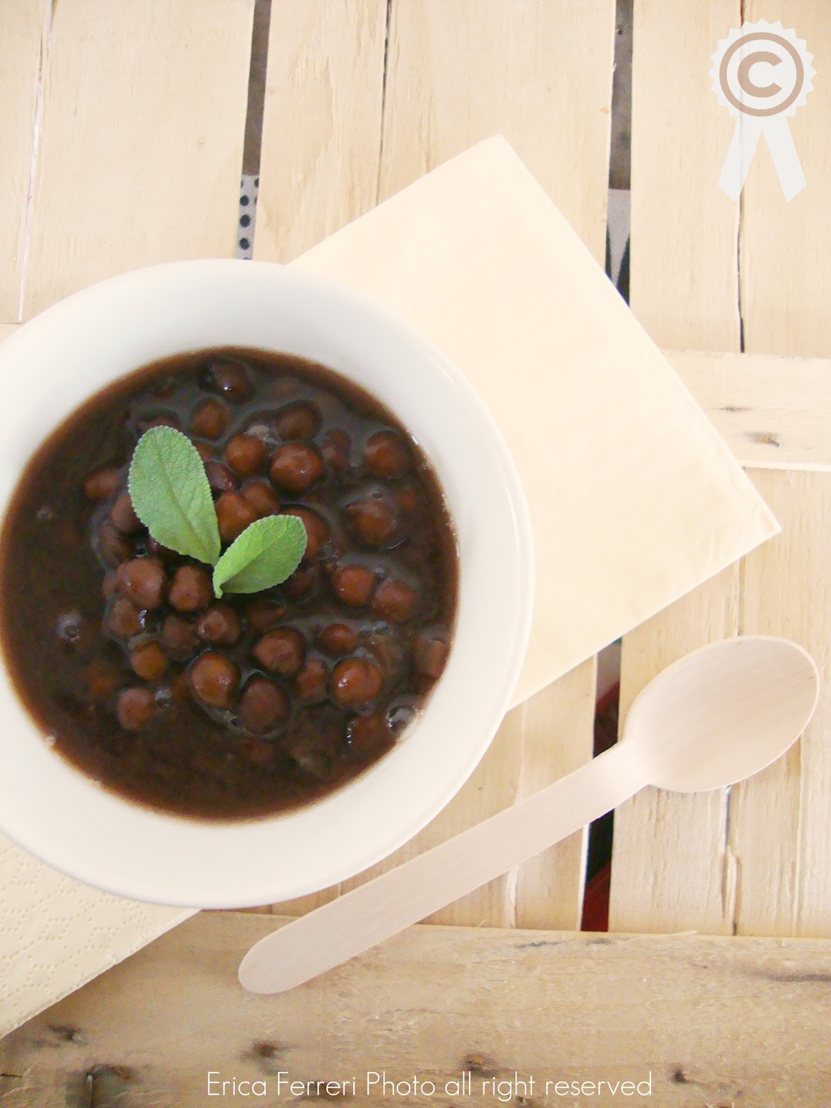 Ogni riccio un pasticcio - Blog di cucina: Zuppa di ceci neri