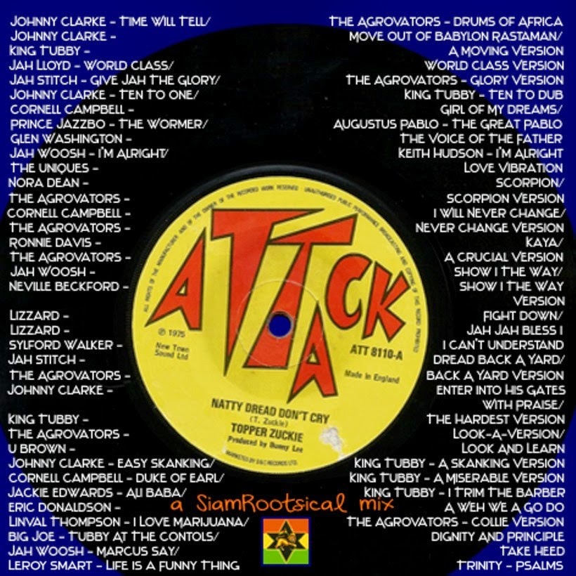 SiamRootsical Roots Riddim Broadcaster: Attack Records UK 7''Vinyl ...