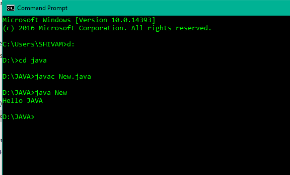 Step to create user define Package in Java