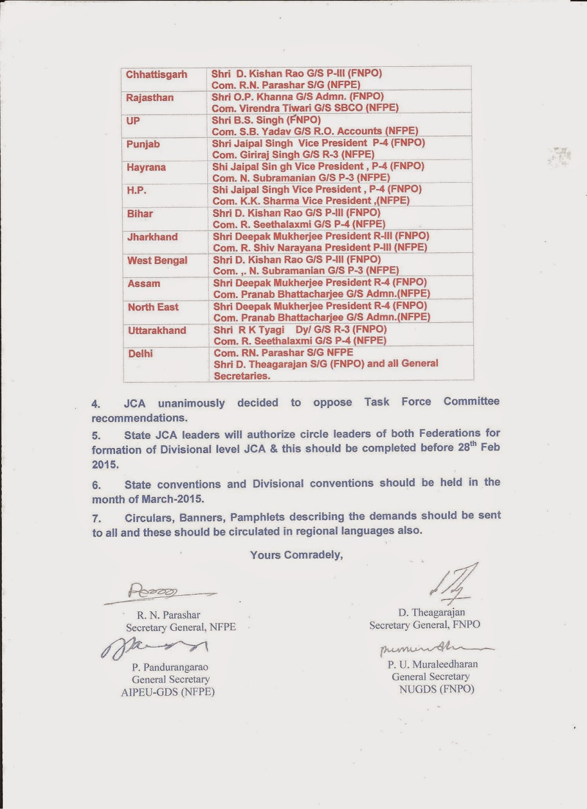 National Federation of Postal Employees