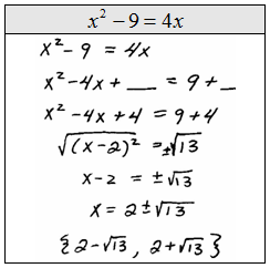 OpenAlgebra.com: Free Algebra Study Guide & Video Tutorials: Completing ...
