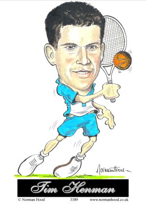THE CARTOONSTORE: TIM HENMAN - TENNIS