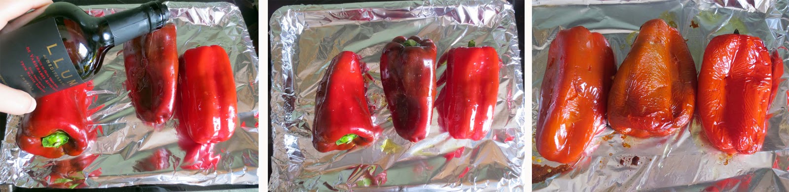 Spanish Kitchenette: Red pepper rolls :: Rollitos de pimientos