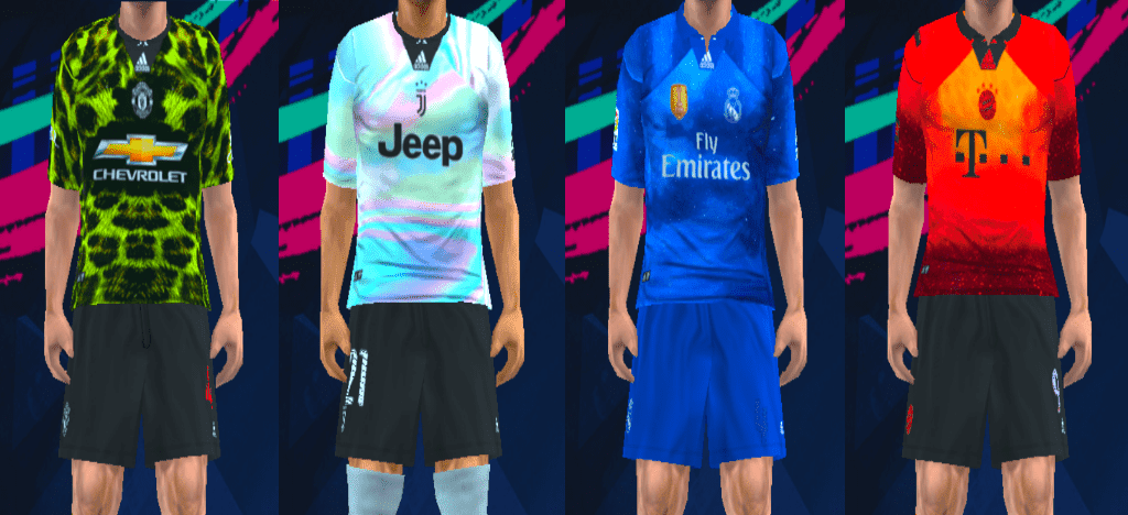 Adidas x EA Sports Kits Pack PES 2014 PSP (PPSSPP) - Variedadespes