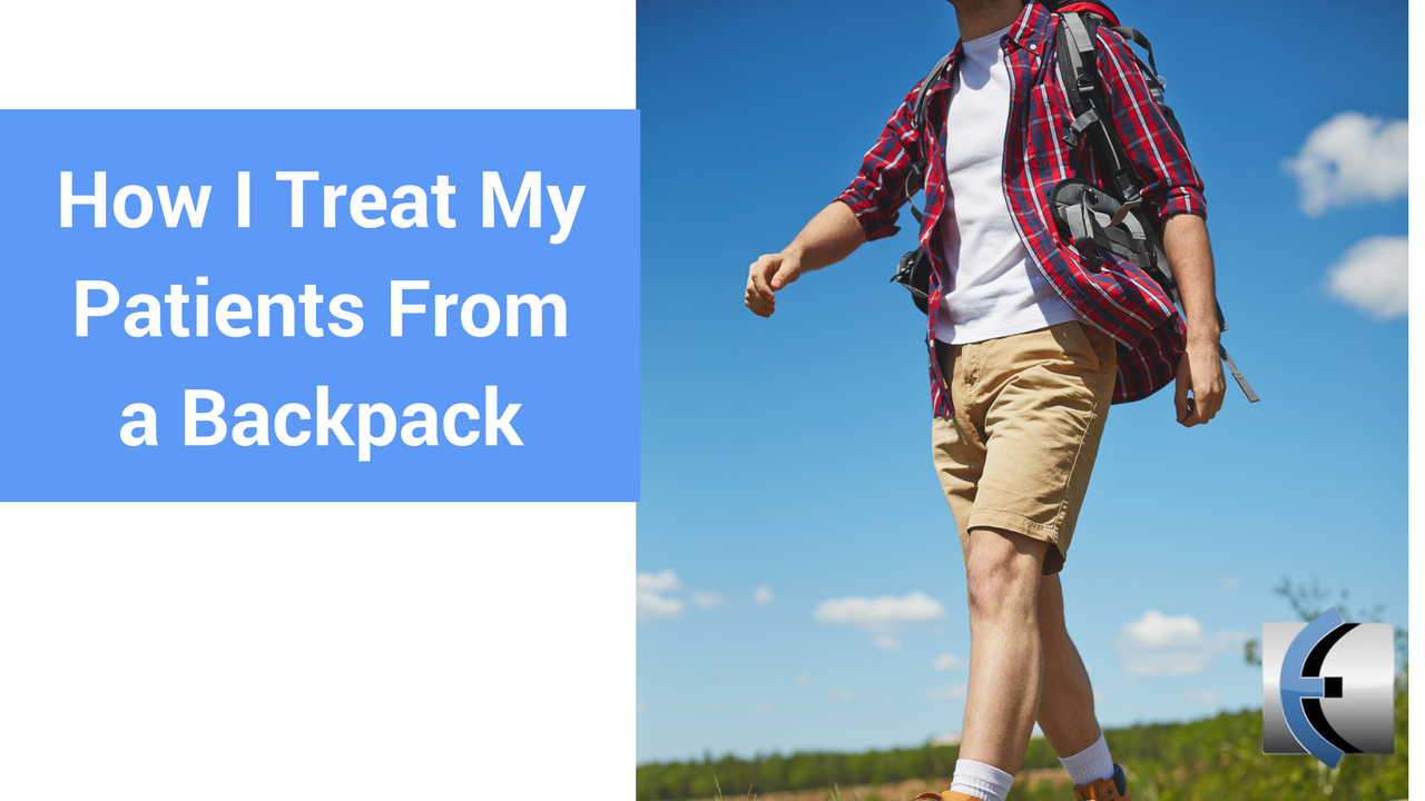 How I Treat My Patients From a Backpack | Modern Manual Therapy Blog ...