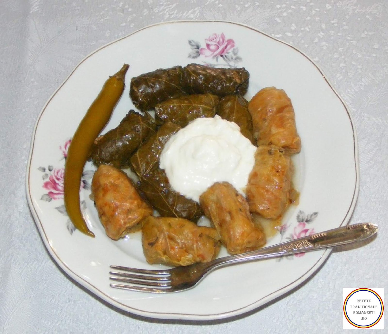 Sarmale in foi de vita reteta | Retetetraditionaleromanesti.ro