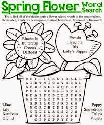 Spring Word Search