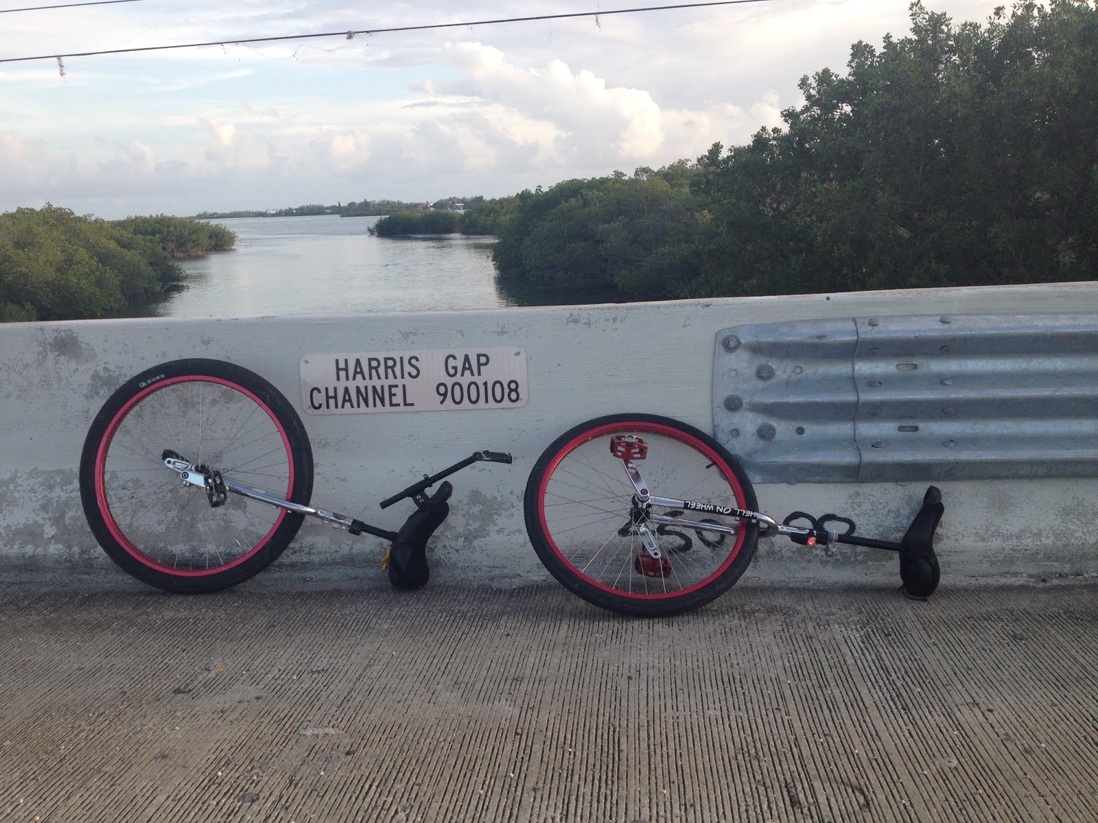 Unicycle Bridge Tour: Florida Keys Bridge #38 Harris Gap Channel Bridge ...