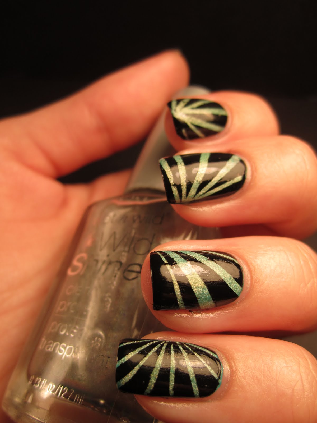 Jessica's Nail Art: Tape Beams Tutorial
