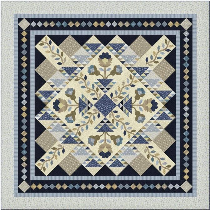 Gabbi Abbi May: Country Crossroads Quilt Kit new from Nancy Rink Designs