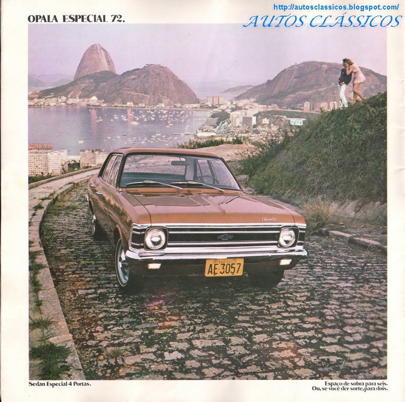 AUTOS CLÁSSICOS: CHEVROLET OPALA 1972
