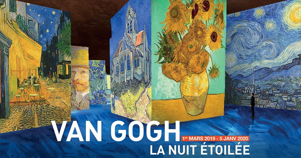 Oeuvre De Van Gogh La Nuit étoilée By Affiche Gif