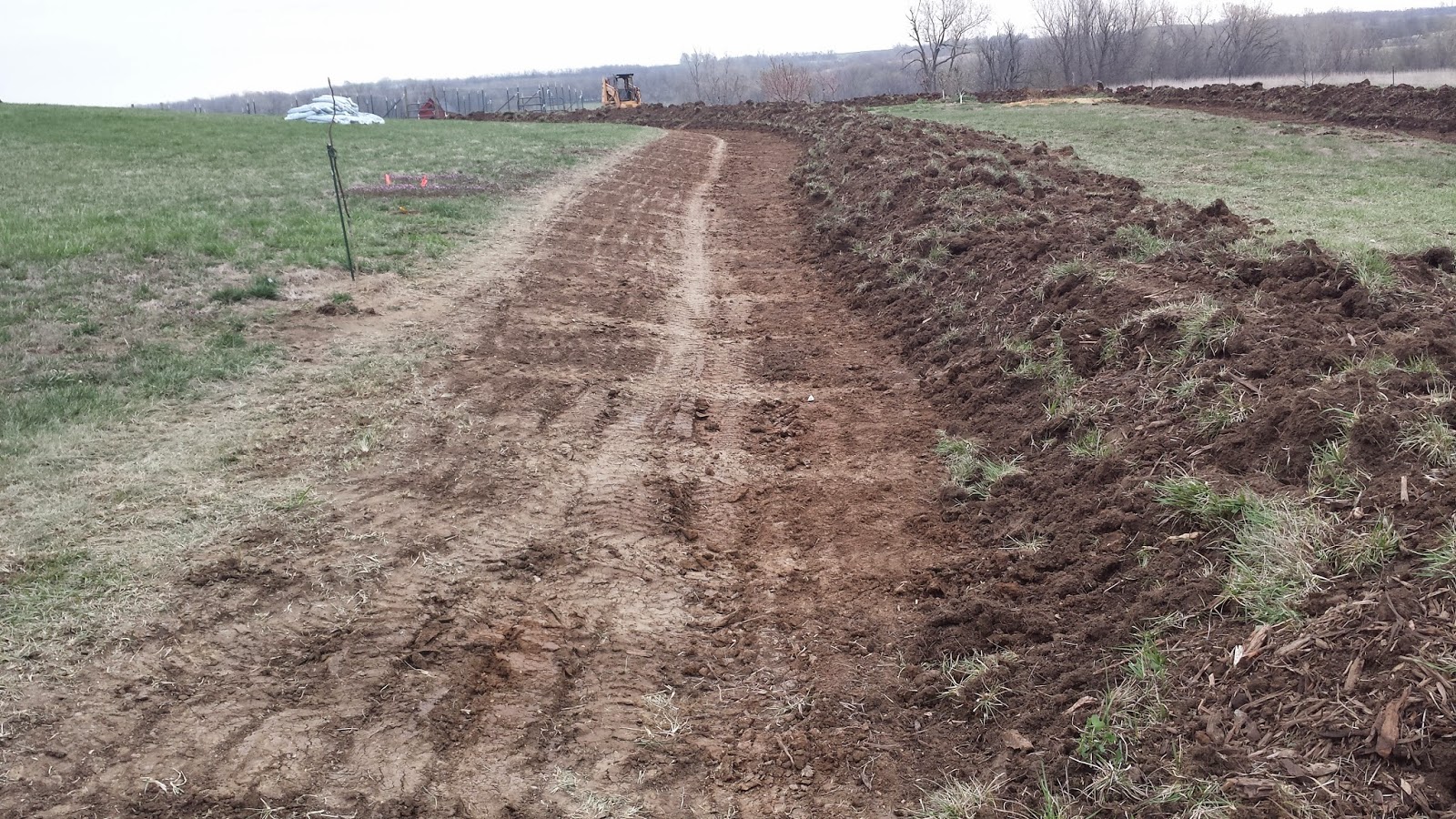 Gust Front Farm: Swale building!
