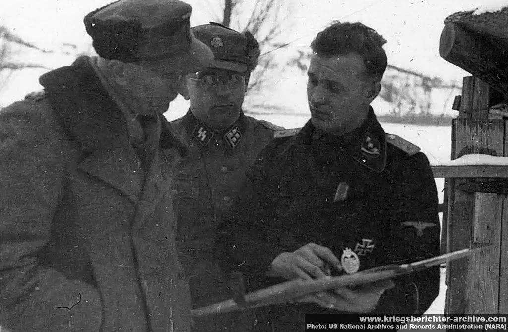NAZI JERMAN: Foto Herbert Otto Gille, Komandan Divisi SS Wiking