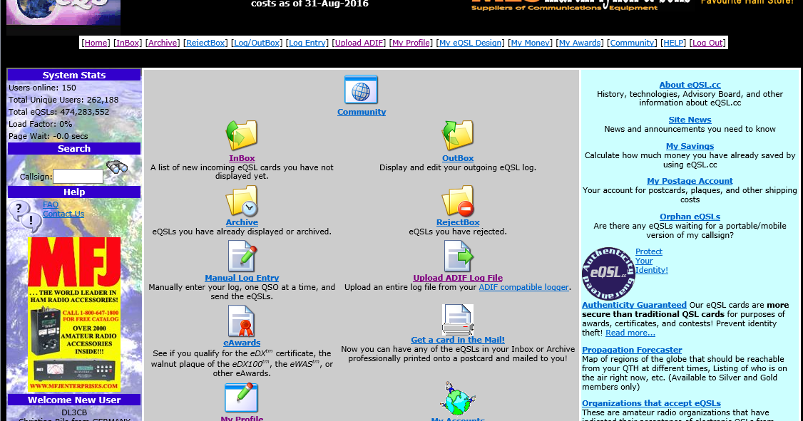 JH1QKG: JT65 と eQSL