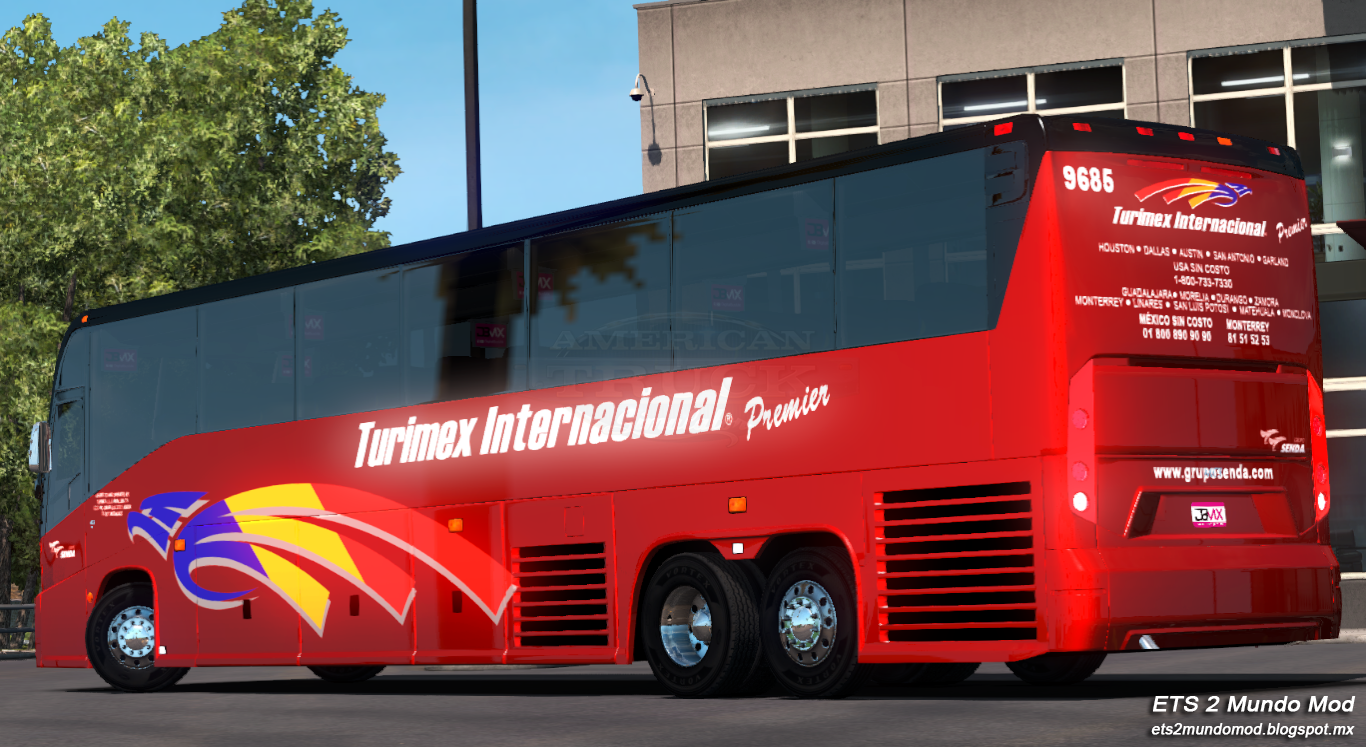 (Autobús ATS) MCI J4500 (Versión 2.0) - ETS 2 Mundo Mod