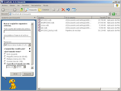 lilyjaquez: ¿Como se buscan archivos o carpetas?