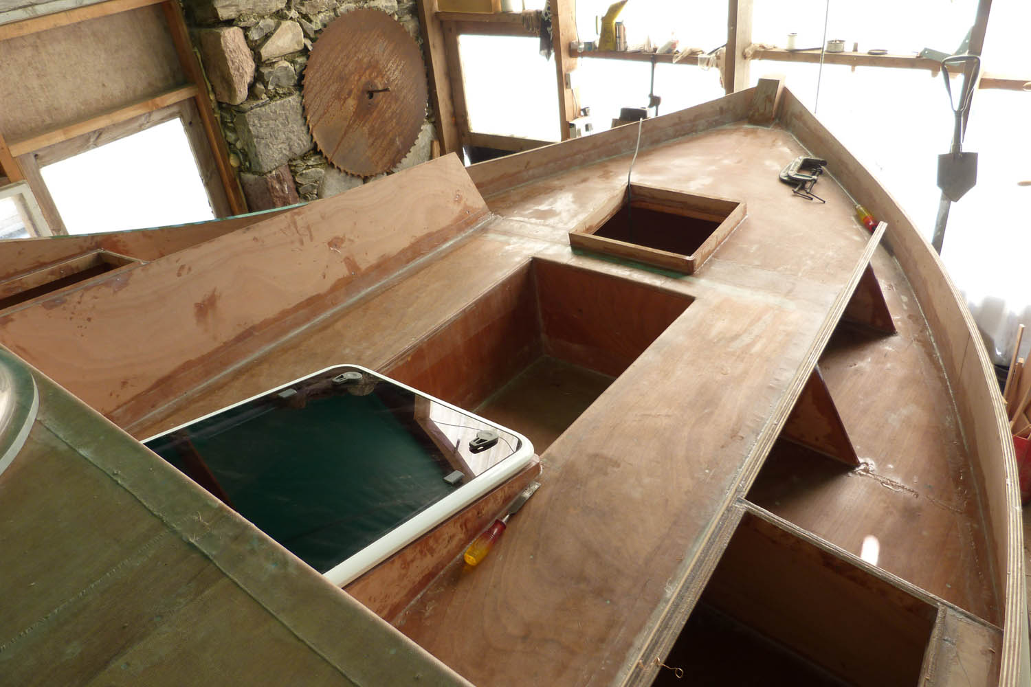 Building a 34' junk schooner