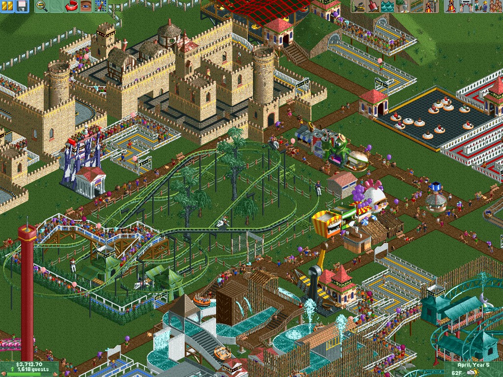 UltraGamix: RollerCoaster Tycoon 2