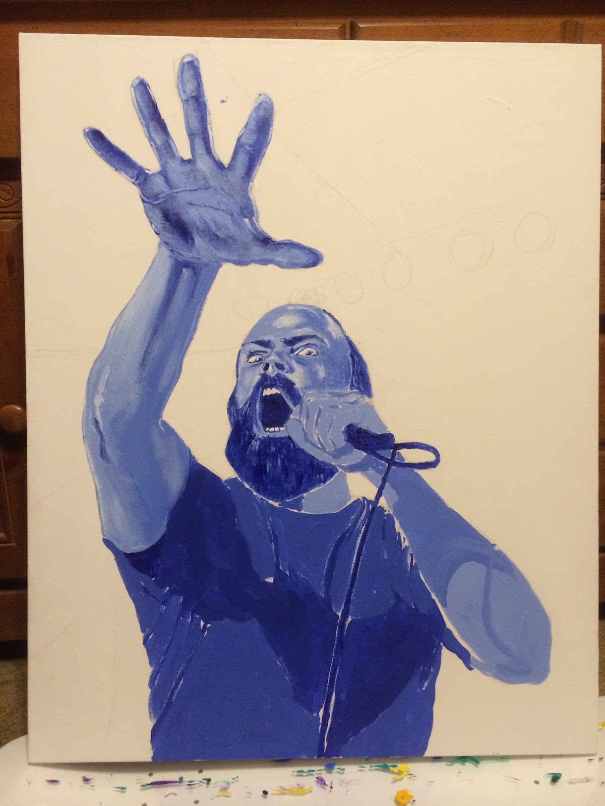 WILLEYWORKS BLOG: CLUTCH NEIL FALLON PAINTING PROCESS