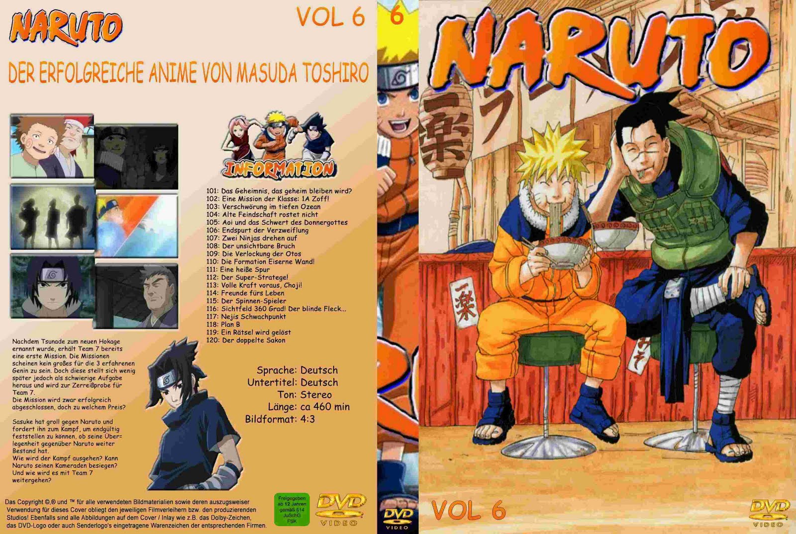 Cover Animes: Naruto DVD Collection: Vol.6 German