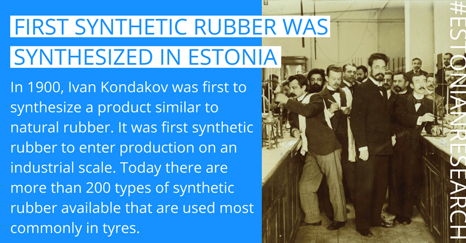 Estonia - Paradise of the North: First synthetic rubber was synthesised ...