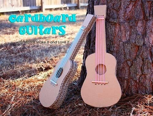 Cara Membuat Gitar Anak Dari Kardus Bekas - Ragam Kerajinan Tangan