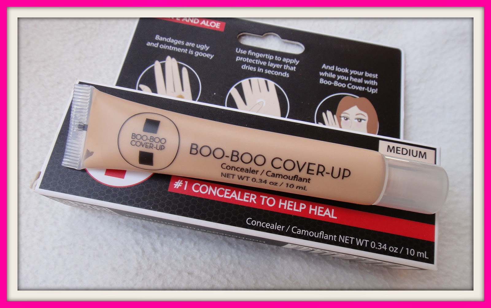 Review: Boo-Boo Cover Up - Heal While you Conceal - Must Be...Pink!
