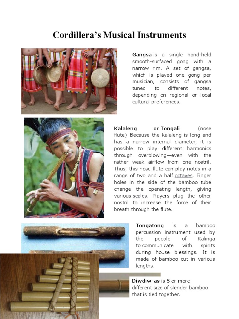 musical instruments of cordillera - philippin news collections