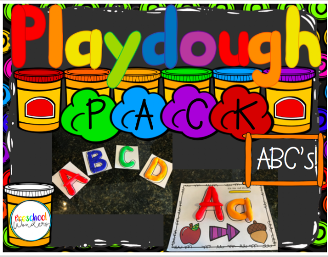 Preschool Wonders: Using Playdough to Incorporate Learning Targets!