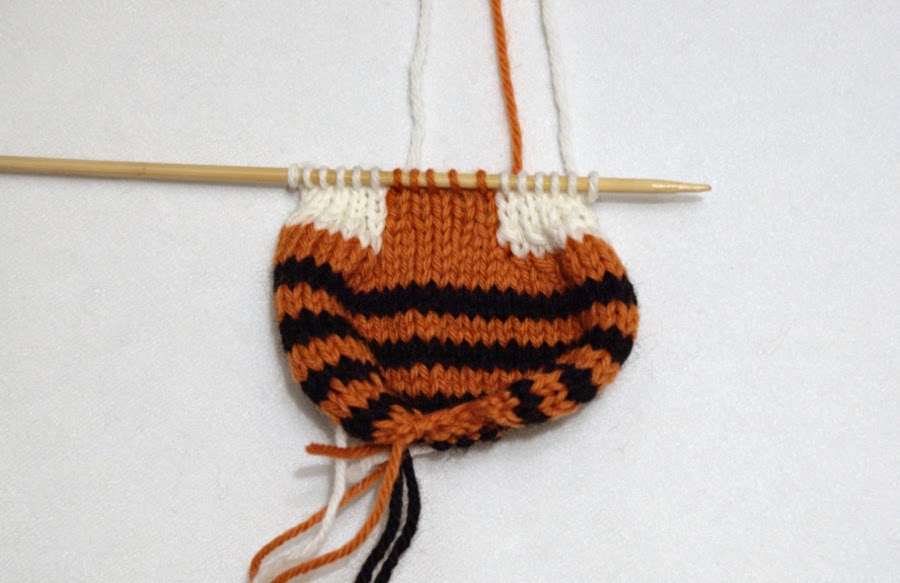 Fuzzy Thoughts: intarsia tutorial - tiger's face