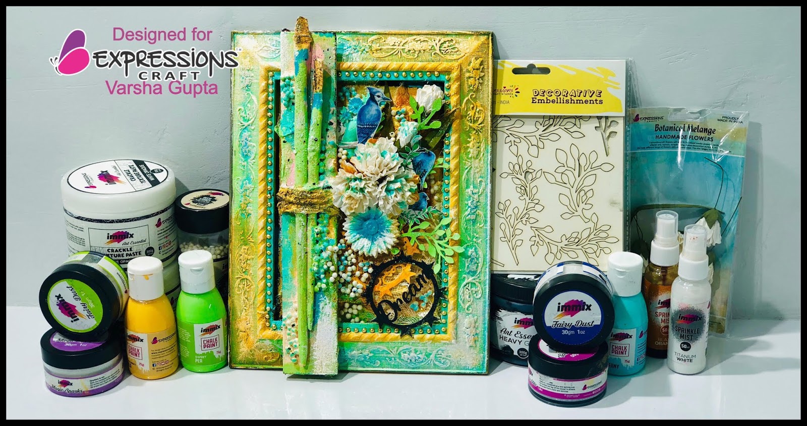 C-Arts and Crafts: Inspiring old treasure... Altered frame using Art ...